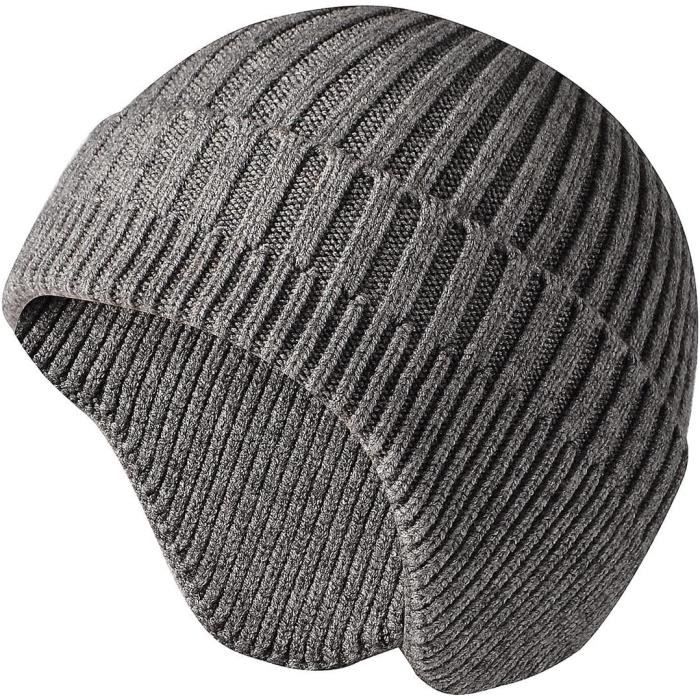 Bonnet Chapeau Hiver Pour Hommes Femmes Unisexe Bonnet À Revers Bonnet ...