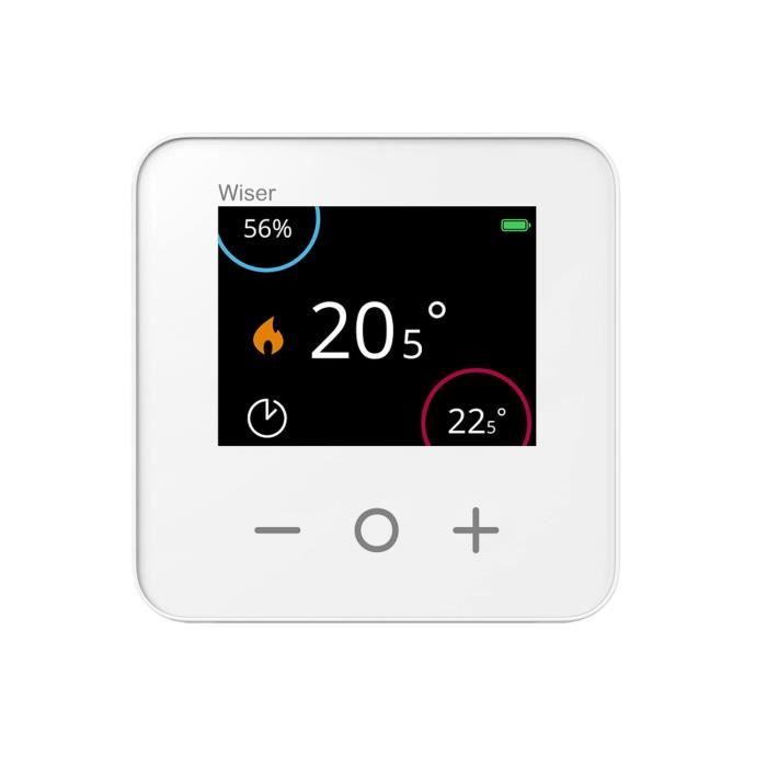 Wiser - thermostat d'ambiance connecté liaison zigbee 2,4GHz ... Wiser - thermostat d'ambiance connecté liaison zigbee 2,4GHz ...
