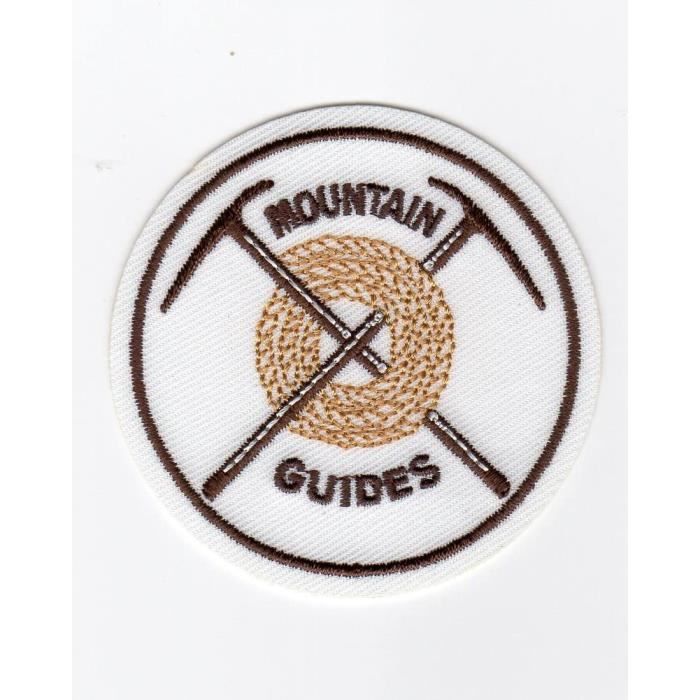 Ecusson thermocollant Guide Montagne Coloris Marron[1446] - Cdiscount ...