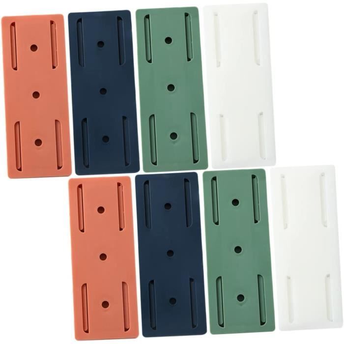 8 Pièces Support De Multiprise Mural Multiprise Domestique Rack De ...