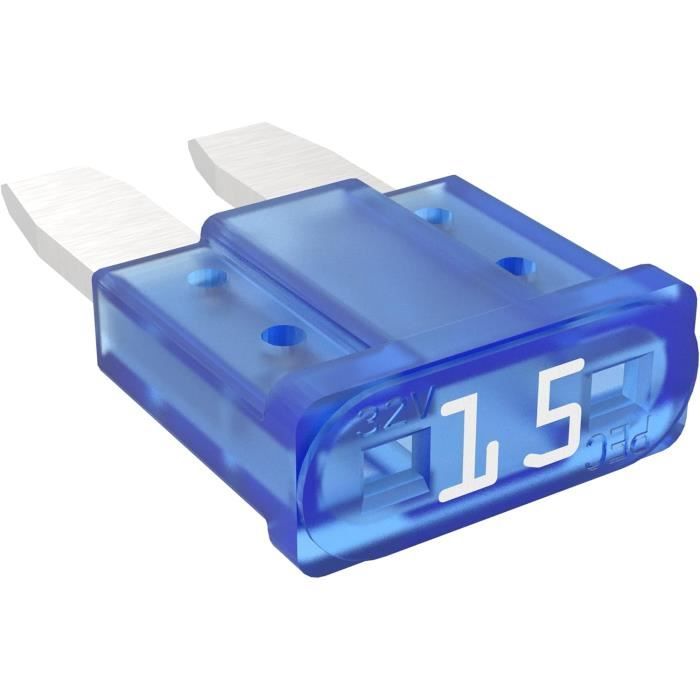 Micro 2 Fusibles À Lame Mikroto Ii 5A - 30A Fusible Enfichable D'Automobile Choix : 15A Ampère ...