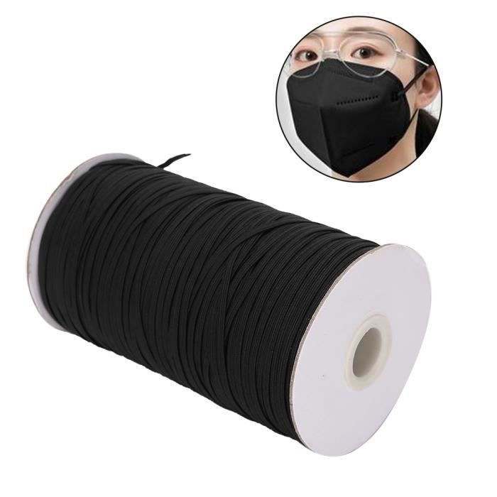 Corde Élastique 200 Yards/Rouleau Face Vêtements Plat Élastique Cordon ...