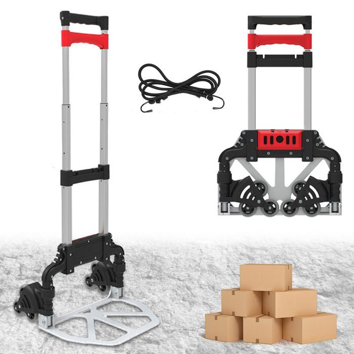 Diable Chariot Pliable - Maniable et Léger - DiableTélescopique - 6 ...