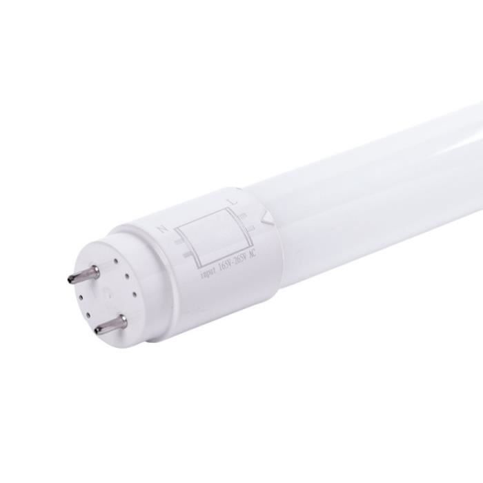 Tube LED T8 - GREENICE - 9W - 1170Lm - 6000K - Verre 60Cm - Allumage ...