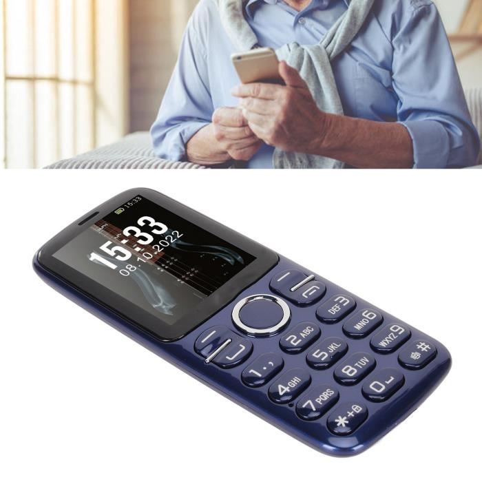 HURRISE Téléphone portable à gros boutons Téléphone portable senior ...