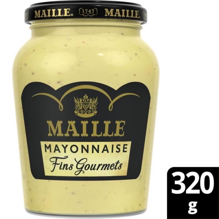 MAILLE - Mayonnaise Fins Gourmets 320G - Lot De 4 - Cdiscount Au quotidien