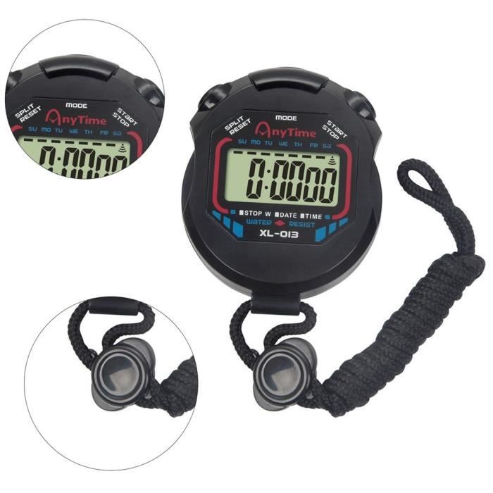 Chronomètre électronique multifonctionnel chronomètre de course ...