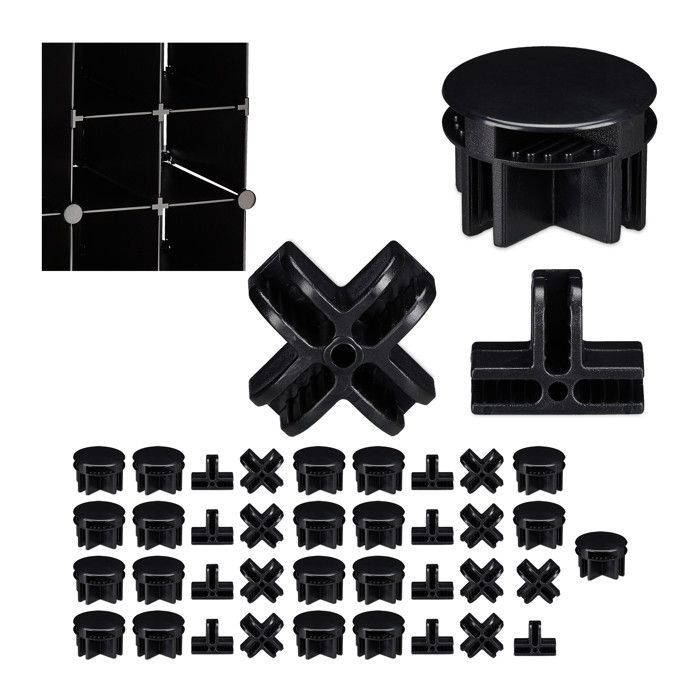 Connecteurs plastiques pour cubes étagère, lot de 160, pièce de ...
