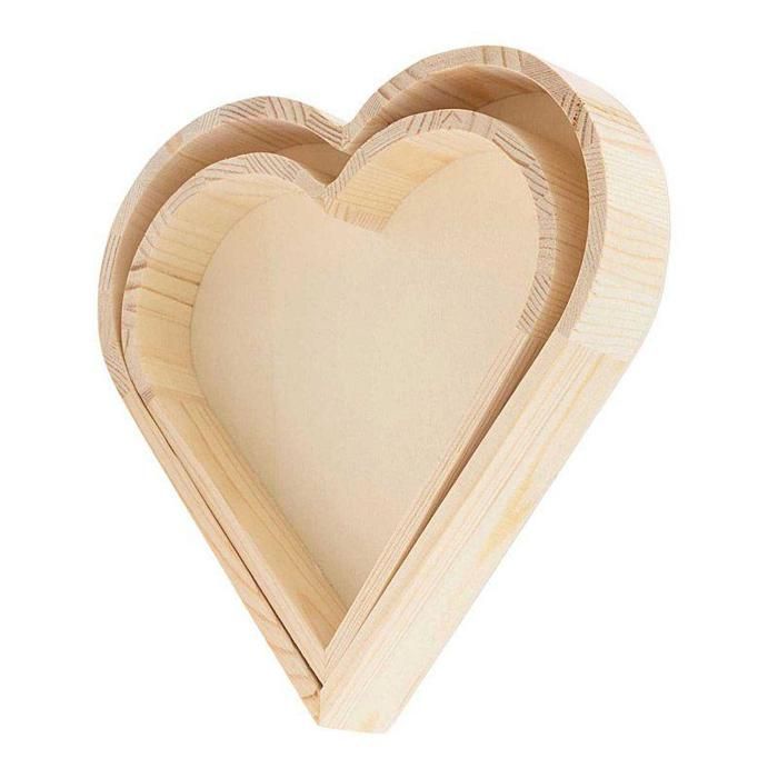 2 plateaux en bois cœur - Cdiscount Librairie