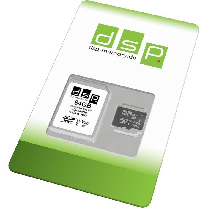 Carte Mémoire 64 Go (A1,V30,U3) Pour Samsung Galaxy A03 - Cdiscount ...