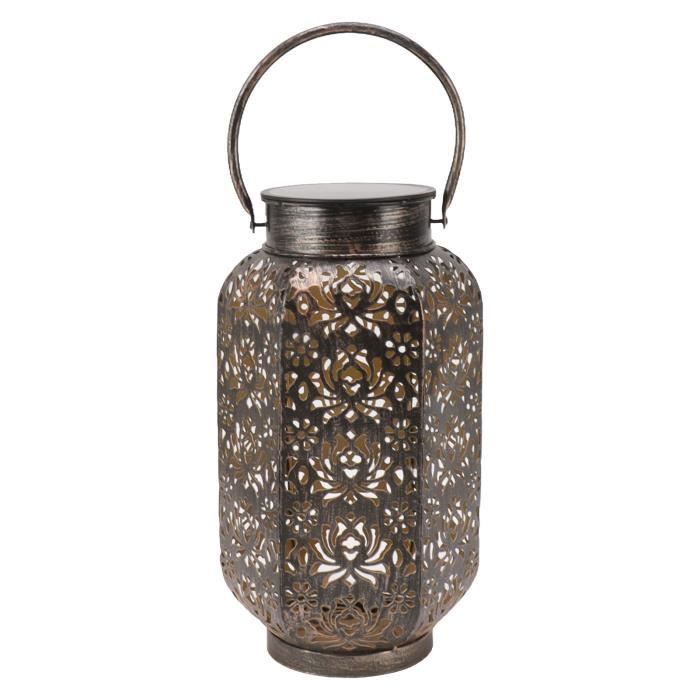 RHO- lanternes suspendues à LED à énergie solaire Lanterne de jardin à ...