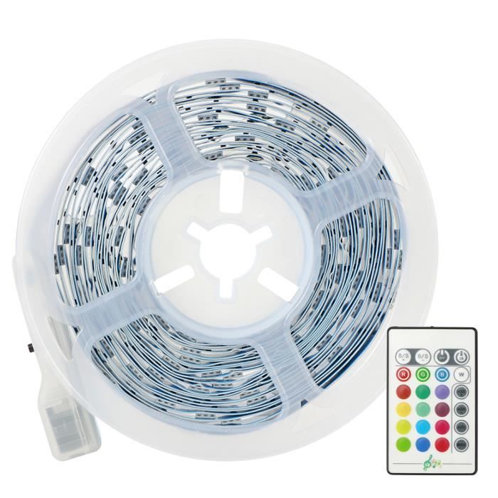 YID bandes lumineuses RVB Bande lumineuse à LED 5M, Kit de bandes ...