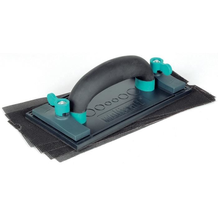 Wolfcraft Ponceuse à main avec 4 feuilles de papier abrasif 8722000 ...