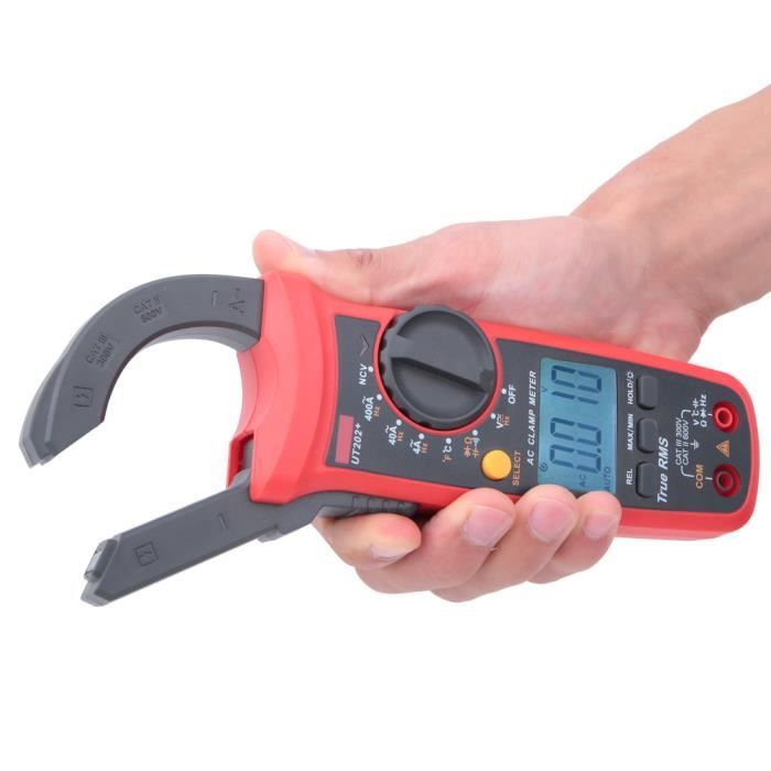 Pince multimètre LCD, Test de continuité Bobine flexible Pince fiable ... Pince multimètre LCD, Test de continuité Bobine flexible Pince fiable ...