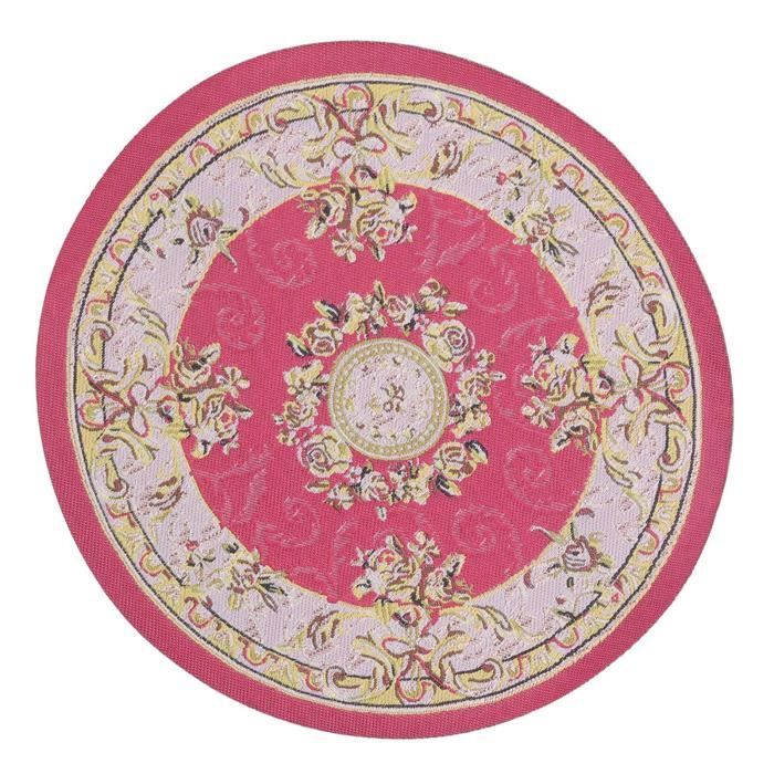 1 : 12 tapis rond de maison de poupée 1: 12 Dollhouse Round Carpet 6 ...