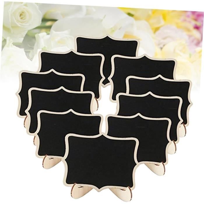 12 Pièces Mini Tableau Noir Mini Babillard Tableau Note Mémo Table ...