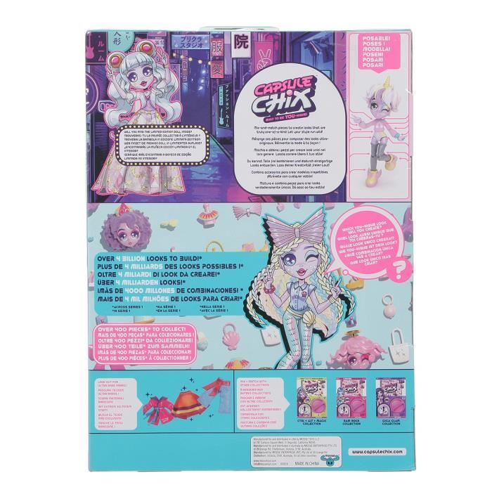 CAPSULE CHIX Poupée Collection Ctrl+Alt+Magic - Cdiscount Jeux - Jouets