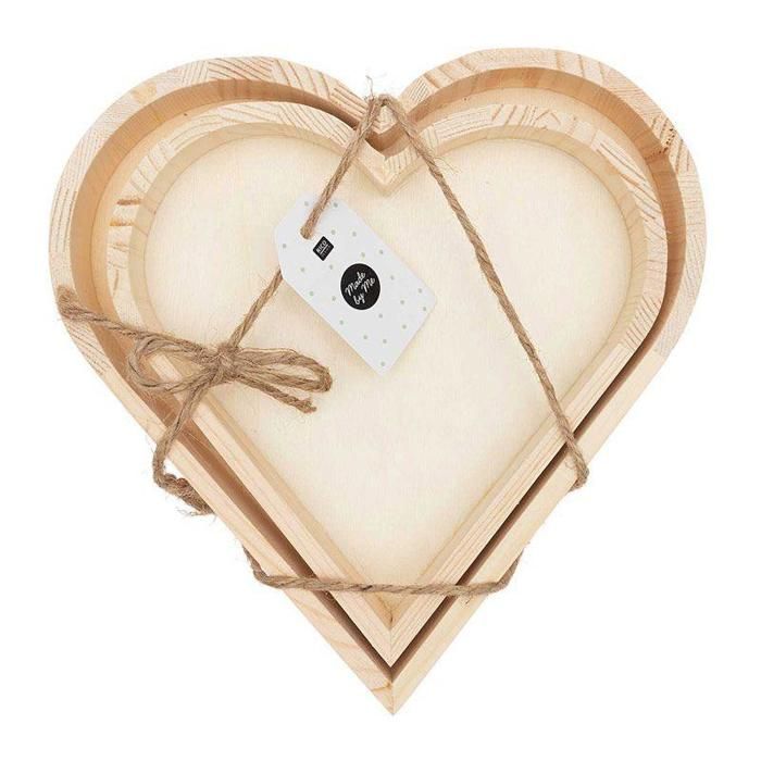 2 plateaux en bois cœur - Cdiscount Librairie