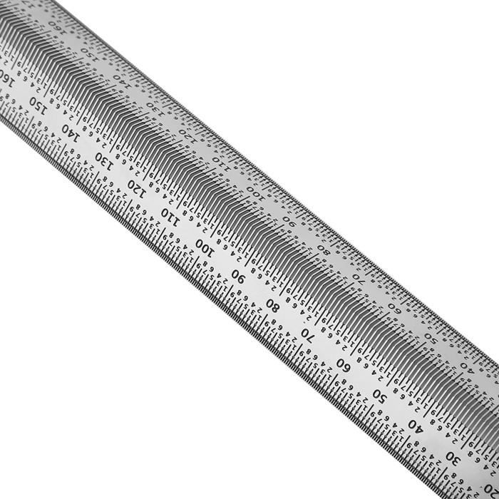 Règle de mesure et d'angle de traçage du bois en acier allié TBEST ...