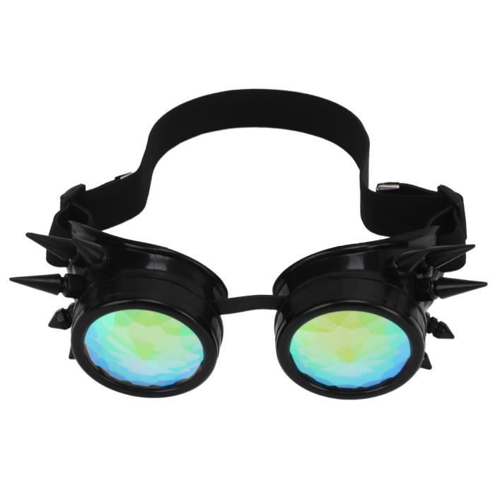 Lunettes Steampunk - OMABETA - Kaléidoscope Rave - Réglables ...