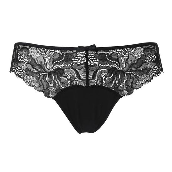 DIM Slip Generous Essentiel Noir Femme - Cdiscount Prêt-à-Porter
