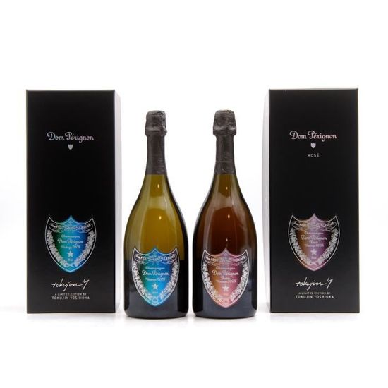 Collection Dom Perignon Édition Tokujin Yoshioka Brut 2009 et Rosé 2005 ...