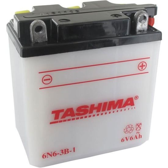 Batterie moto 6N6-3B-1 6V / 6Ah - Cdiscount Auto