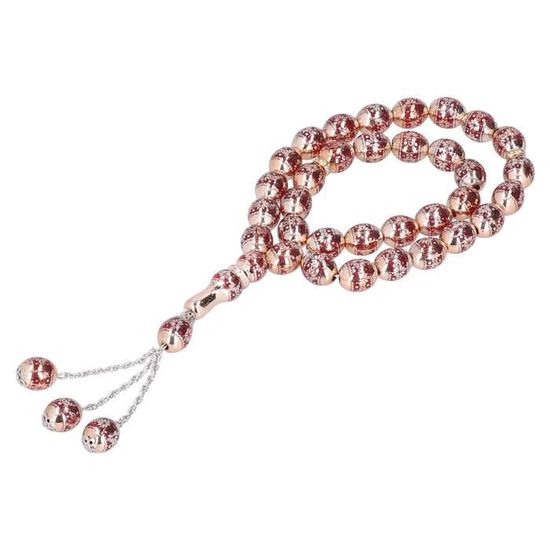 Tbest perles de chapelet d'écriture Chapelet musulman Couleurs vives ...
