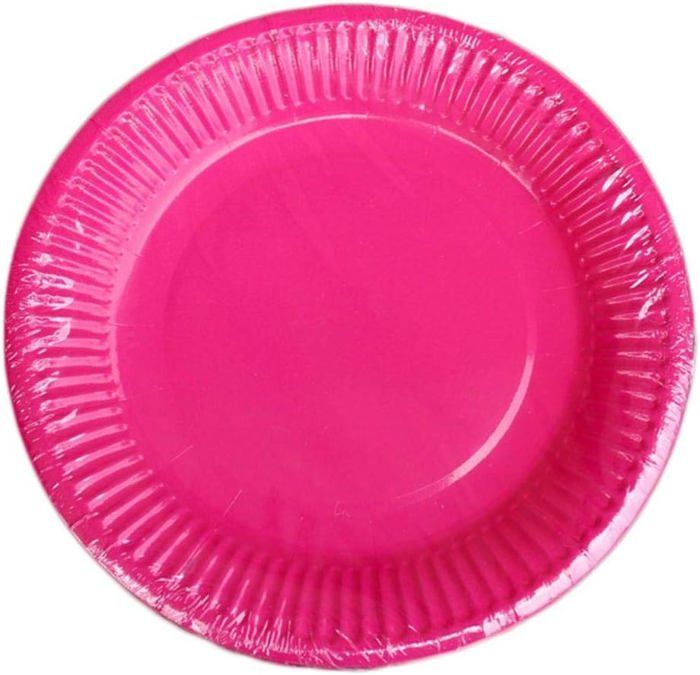 ASSIETTE JETABLE-Rose Lot de 10 Assiettes jetables en Papier Fait à la ...