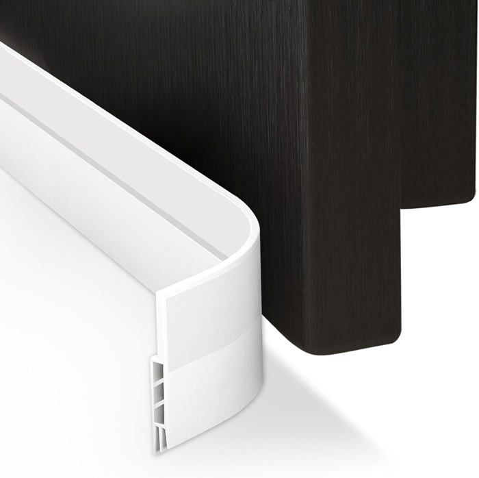 Calfeutrer Bas de Porte, 100 X 4.5CM Bande d'Etanchéité en Silicone ...