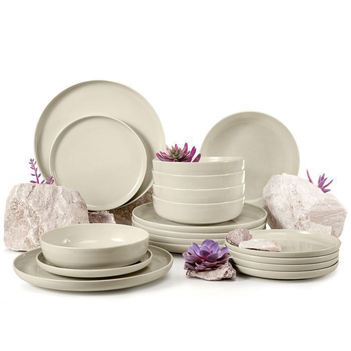 KONSIMO Service de table complet VICTO, set de vaisselle fabriqué dans ...