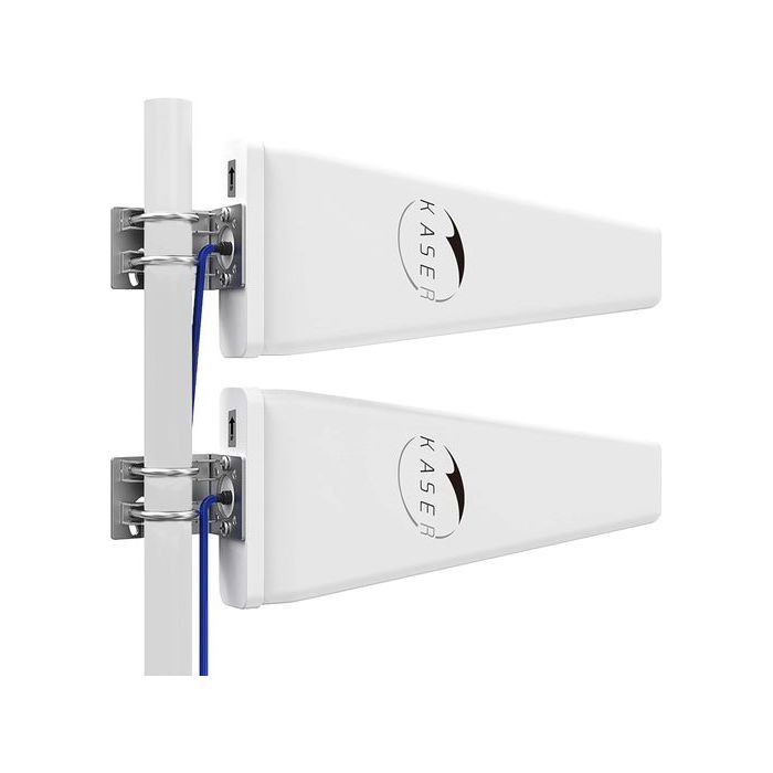 Pack de 2 Antennes Directionnelles Kaser LPDA 4G/5G LTE MIMO – 696-3800 ...