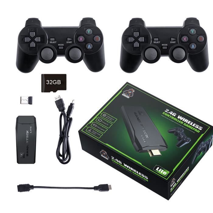 32 Go - M8 Game Stick 4K 10000 Console de jeu vidéo, 2.4G, Double ...