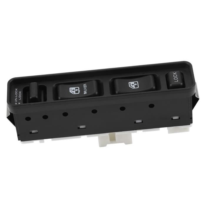 Ashata interrupteur de lève-vitre électrique Bouton de commutation de commande de lève-vitre ...