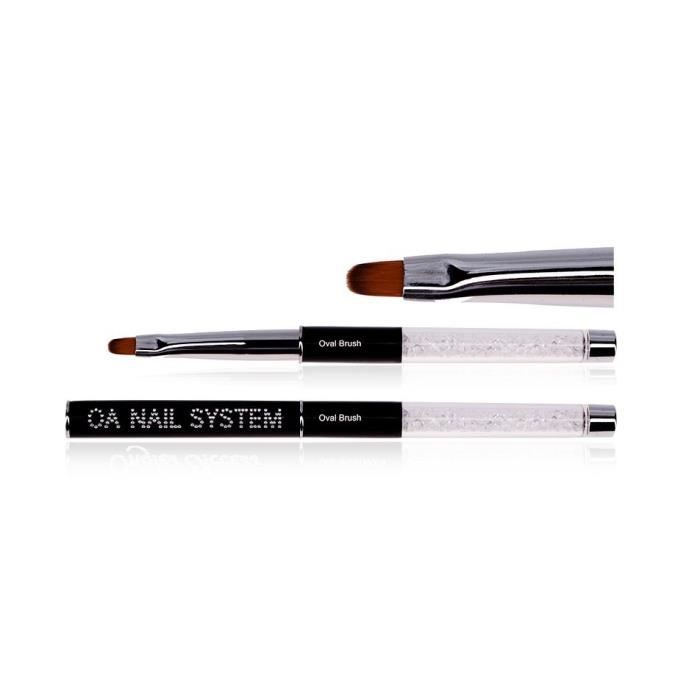 Pinceau pour Ongles - OA NAILS SYSTEM - BLACK'SHINE - Taille 4 - Nail ...