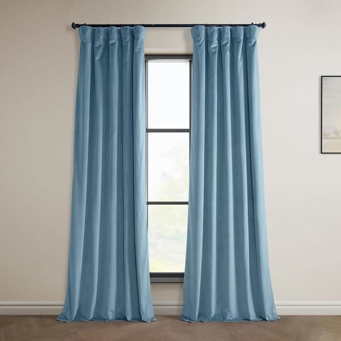 Heritage Vpyc-225376-84 Rideaux En Velours Peluche Pour Chambre À ...