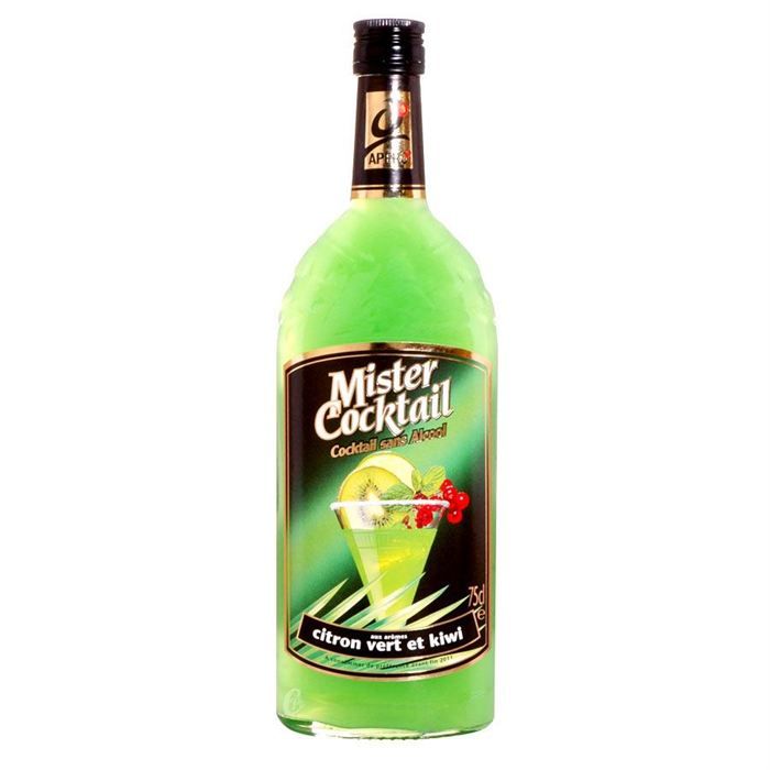Cocktail sans alcool kiwi citron vert 750 ml Mister Cocktail - La cave ...