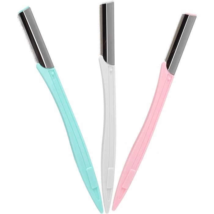 Rasoir à sourcils, tondeuse à sourcils Lame pointue compacte en acier ...