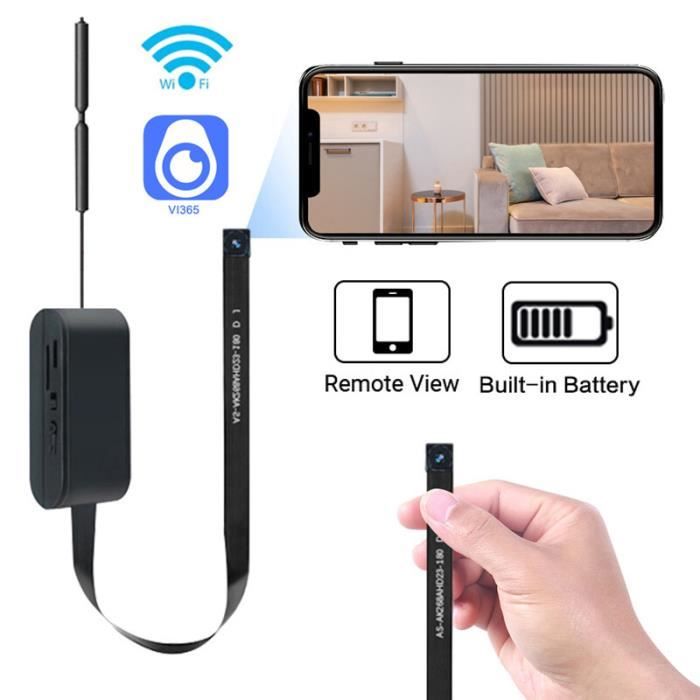 Caméra miniature,Mini caméra de surveillance intérieure IP WIFI hd 720P ...