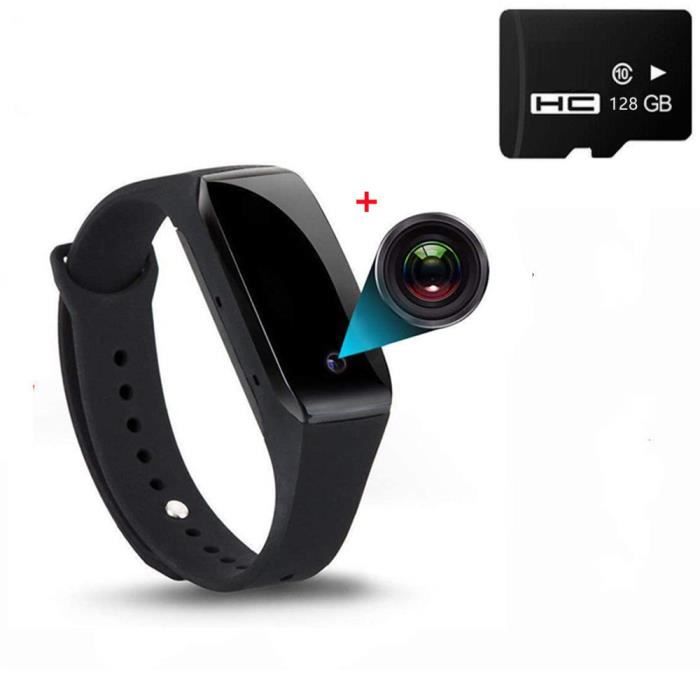 Caméra miniature - Mini - HD 1080p - Portable - 128GB - Surveillance ...