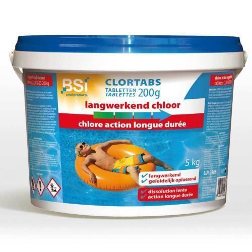 Chlore Longue Action Tablettes de 200 g / Boite 5 Kg - Cdiscount Jardin