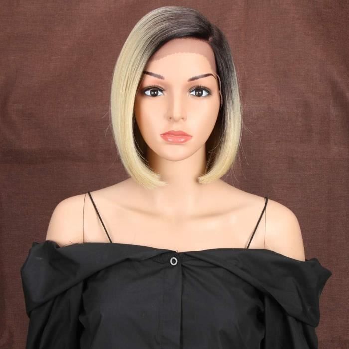 Perruques Lace Front Wigs Droite Synthetique 9\U201C-22Cm Perruque ...