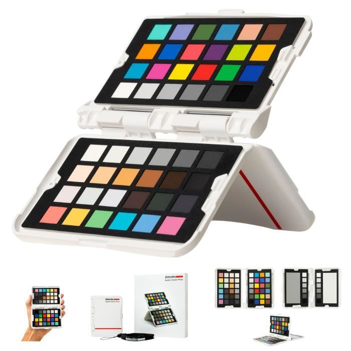 Datacolor Spyder Checkr Photo, outil portable de référence couleur ...