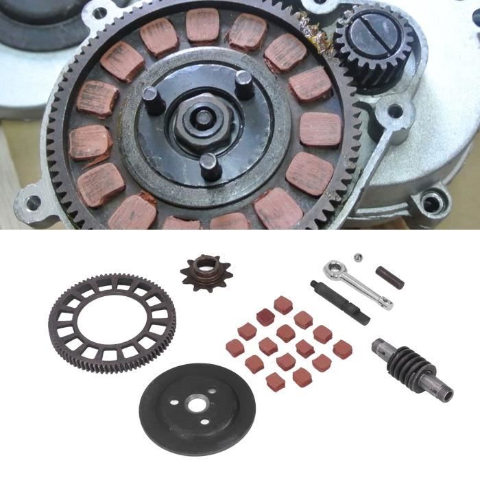 Dilwe Kit d'engrenages d'arbre d'embrayage Kit D'engrenage D'arbre D'embrayage de Vélo motorisé ...