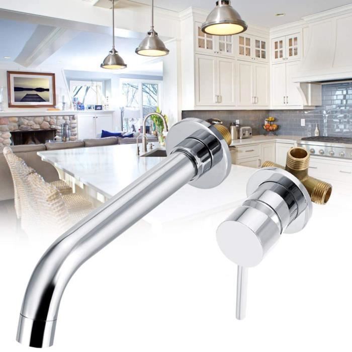 MSA Robinet Mural Modern Mixer Wall Mounted Basin Faucet High Quality ...