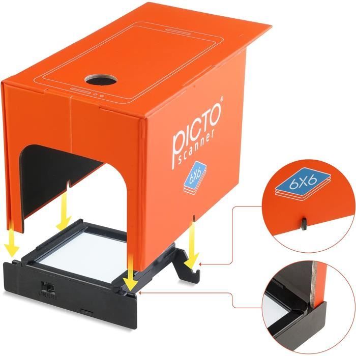 PictoScanner 6x6 - Scanner de table intelligent pour négatifs et ...