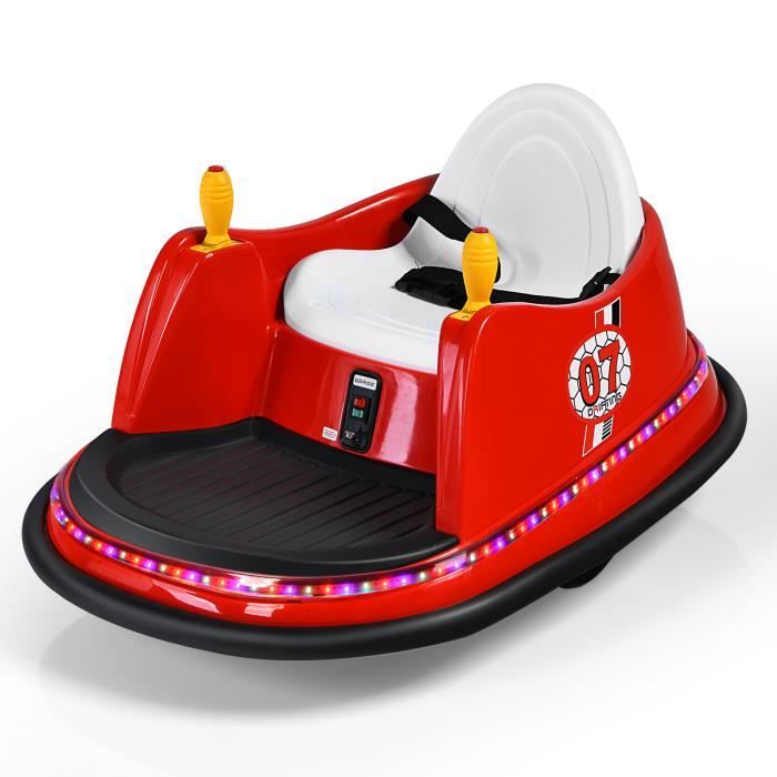GOPLUS Voiture Auto-Tamponneuse Électrique pour Enfants avec ...
