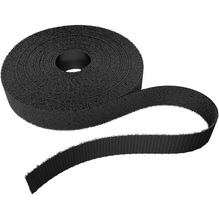 Attache Câble 5mx20mm Scratch Serre Cable Bande Sangle Réutilisable ...