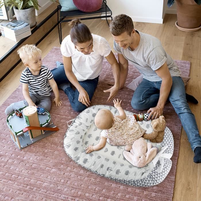 HUOLE- Housse de transat pour bébé 100% coton respirant Housse de ...