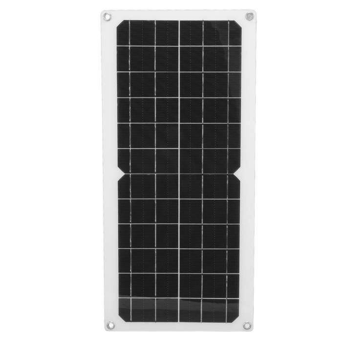 HURRISE Panneau solaire 10W 10W Panneau Solaire Étanche Sortie USB Chargeur de Panneau Solaire ...